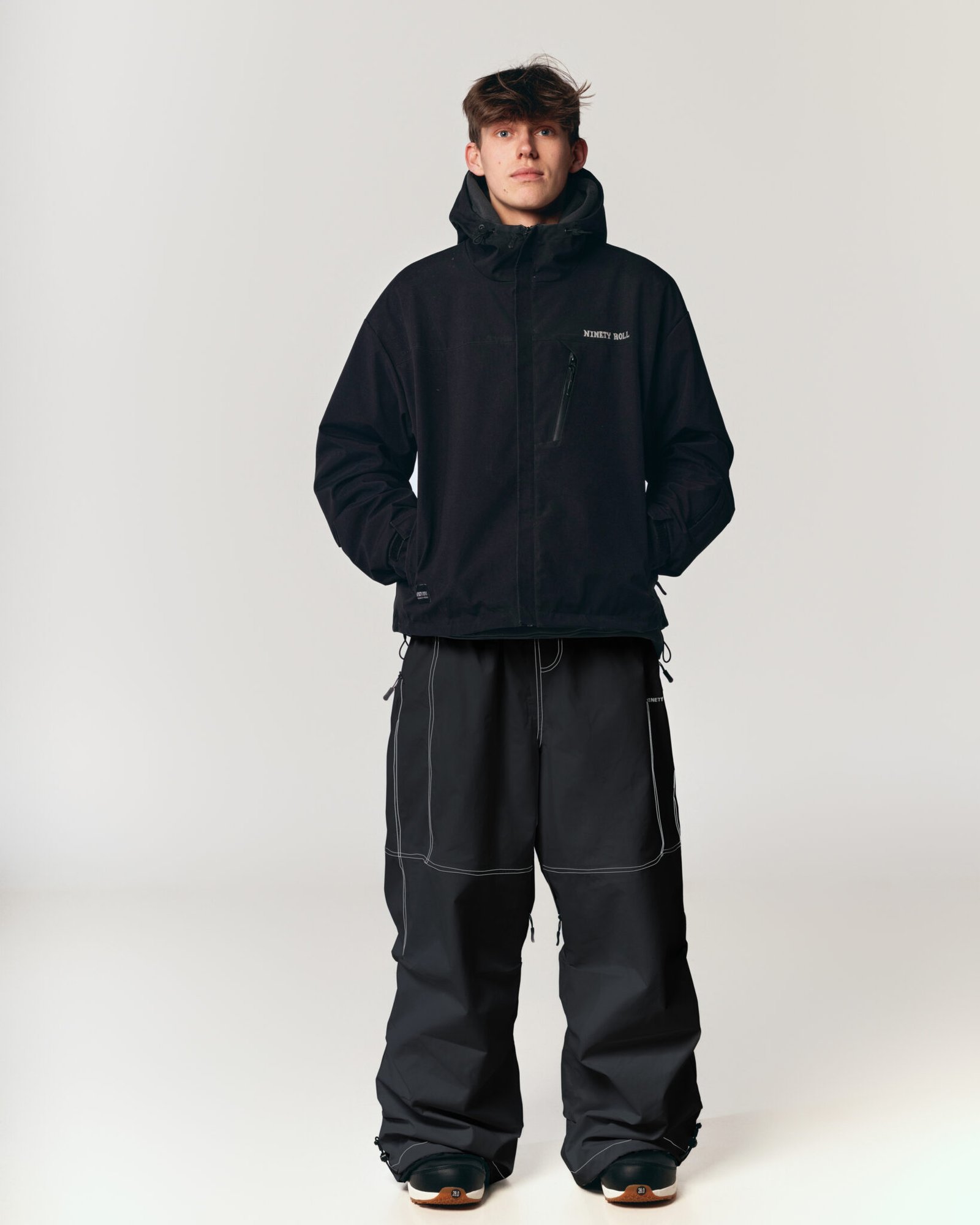 NINETY ROLL BAGGY SNOW PANTS